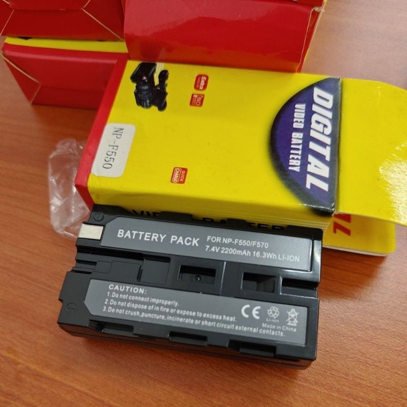 DIGITAL NP-F550 / F550 / NP-F570 / F570 SONY COMPATIBLE LI-ION BATTERY ...