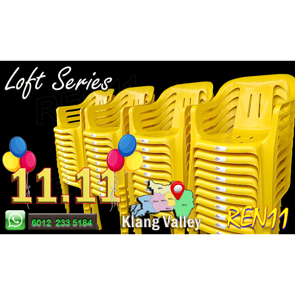 🔥 10.10 🔥3v - Restoran Furniture , meja , kerusi,Plastic Side Chair ...