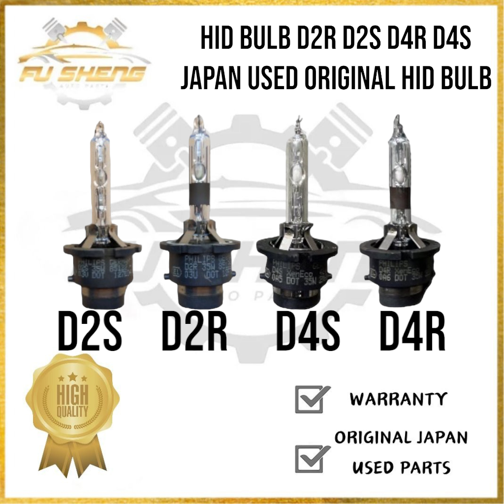 FuSheng-HID BULB D2R D2S D4R D4S Japan Used Original Hid Bulb | Shopee Malaysia