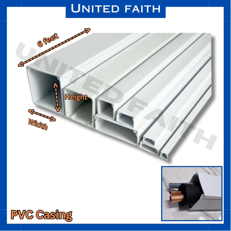 PVC Casing Trunking for water pipe copper pipe insulation wiring 1 ...