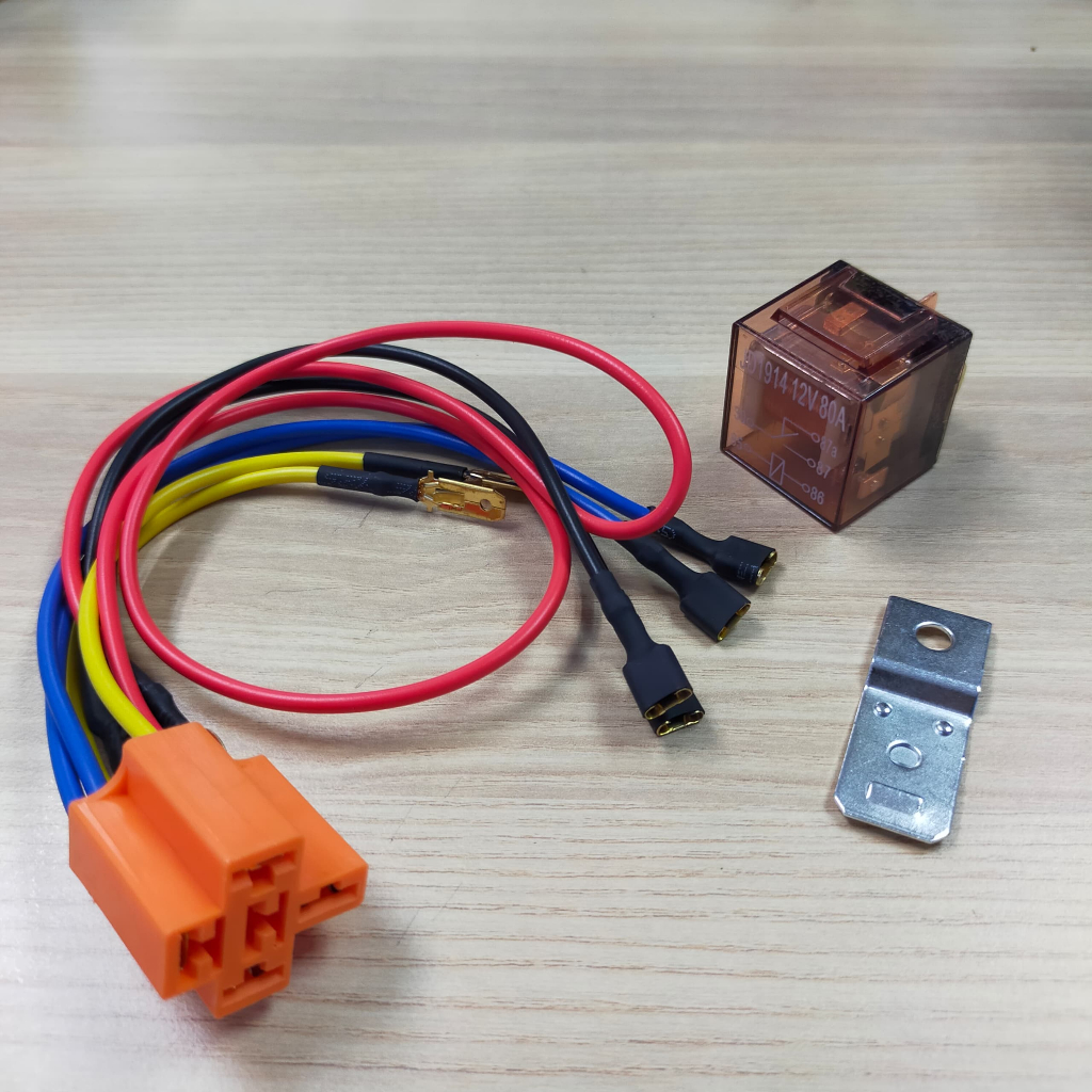 JD1914 12V 80A 5 Pin Automotive Motorcycle Flasher Electrical Relay ...