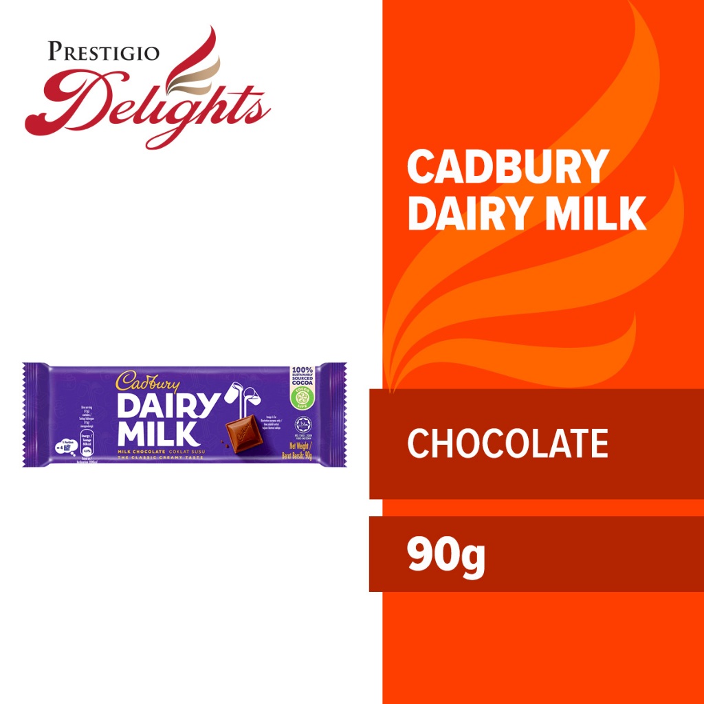 Cadbury Dairy Milk 90g | Shopee Malaysia
