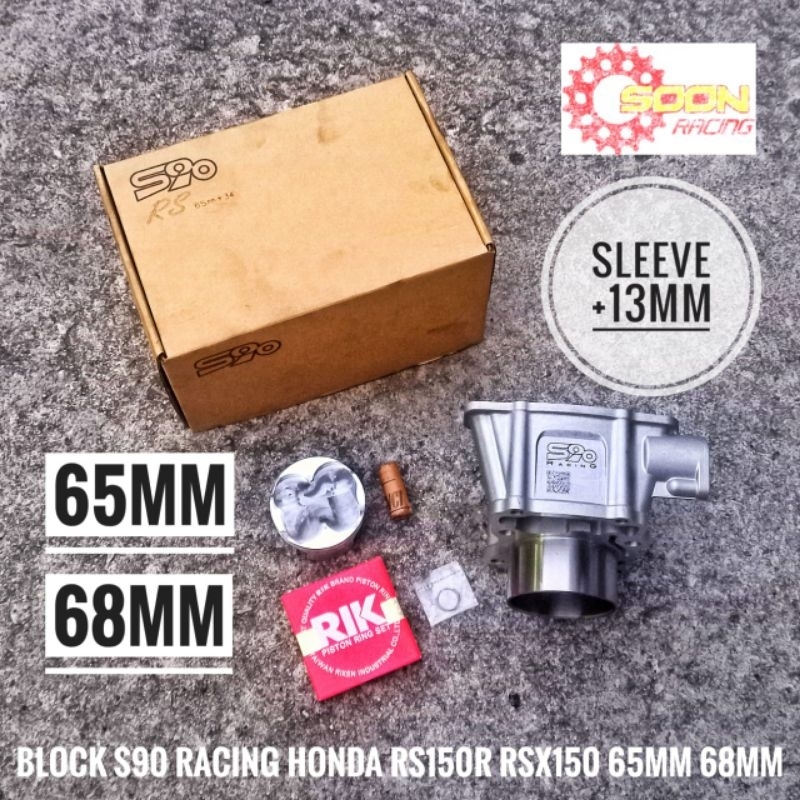 PROMOTION RS RSX BLOCK S90 RACING 65MM 68MM SLEEVE +13MM HONDA RS ...