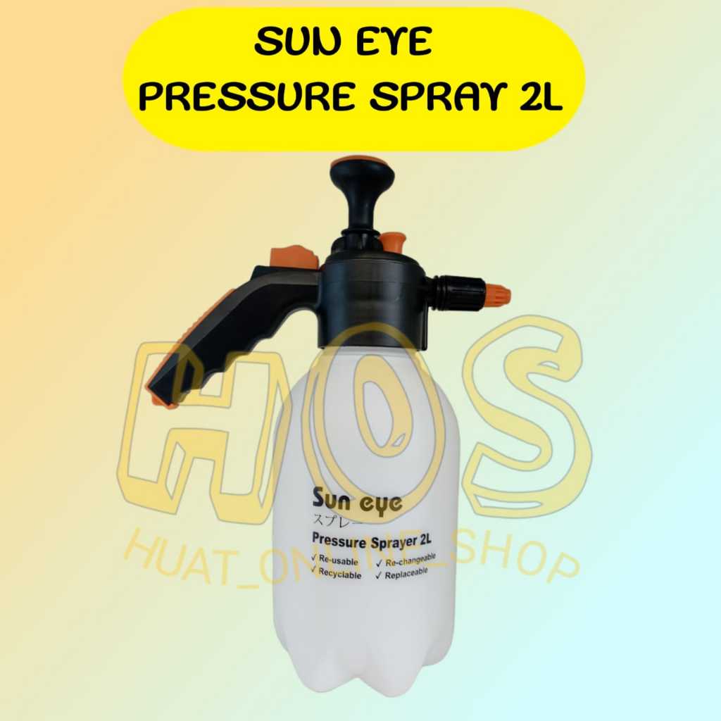 SUN EYE PRESSURE SPRAYER 2L CHEMICAL PUMP CLEANER | Shopee Malaysia