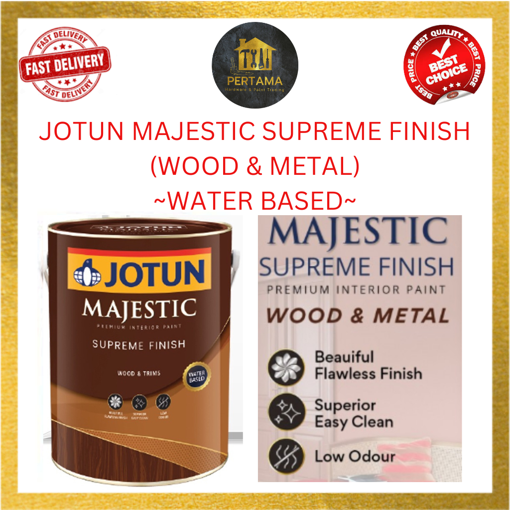 5L Jotun Majestic Supreme Finish (Interior water based wood & metal ...
