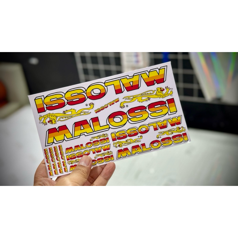 STICKER DECAL MALOSSI #malossi #vespa #scooter | Shopee Malaysia