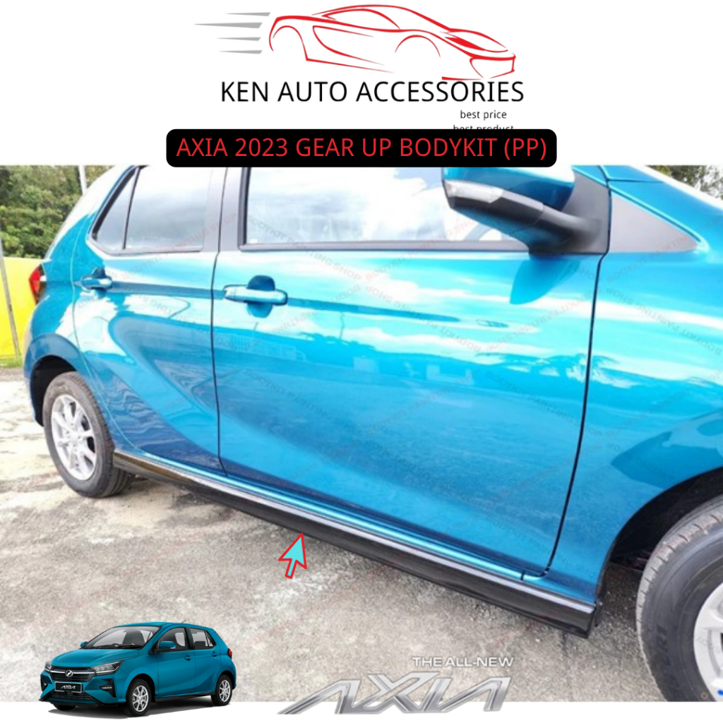 AXIA 2023-2024 BARU NEW BODYKIT GEAR UP / SKIRTING AXIA BARU (PP ...