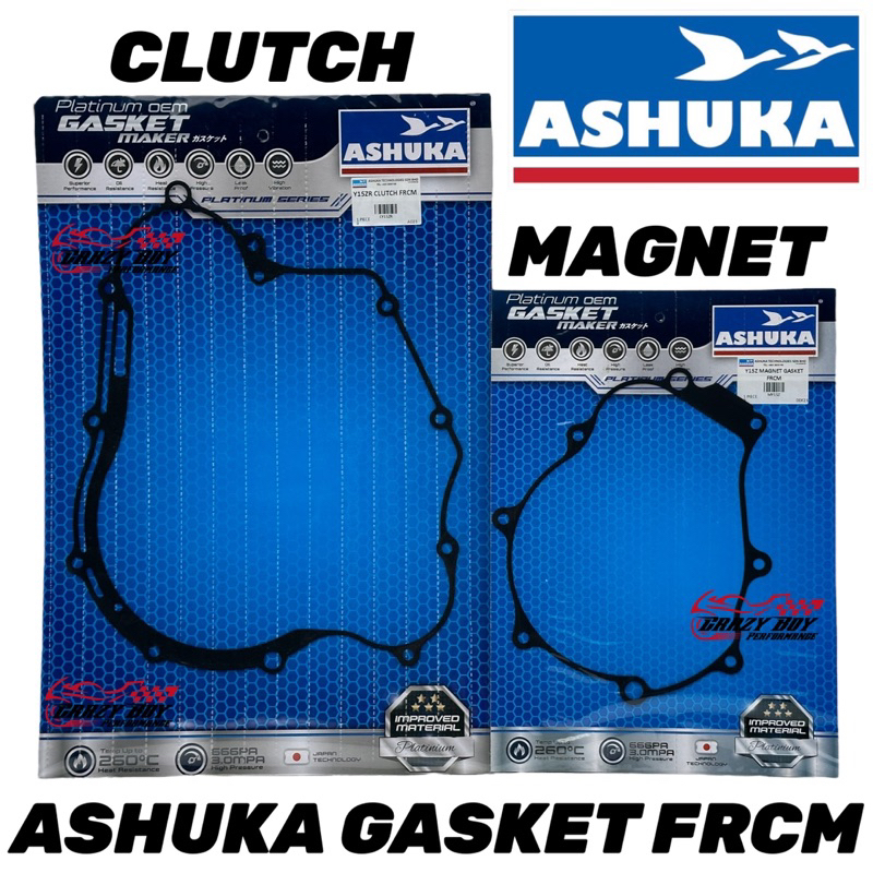 ASHUKA CLUTCH GASKET BESI FRCM YAMAHA Y15ZR Y16ZR LC135 4S FRCM GASKET BESI 100% ORIGINAL ASHUKA ...