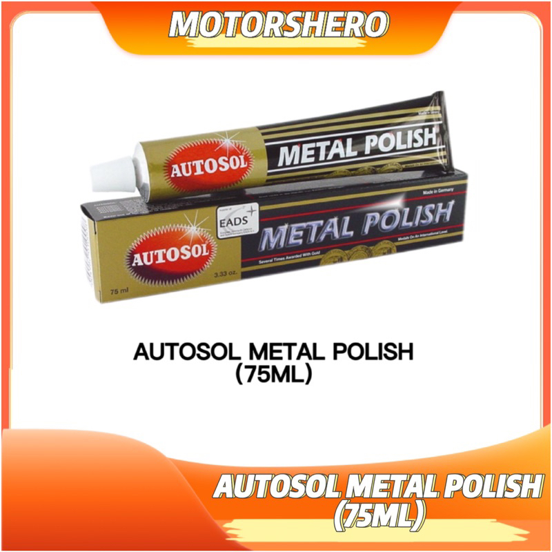 Autosol Metal Polish / Chrome Rust Remover 75ML (MADE IN GERMANY) 75G ...