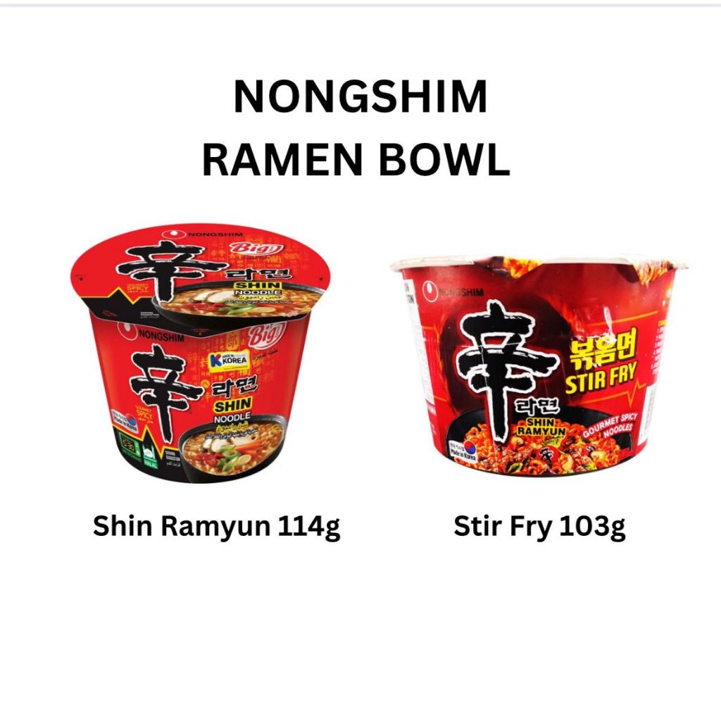 Korea NONGSHIM Shin Ramyun Instant Noodle Cup / Bowl Mi Segera Cawan ...
