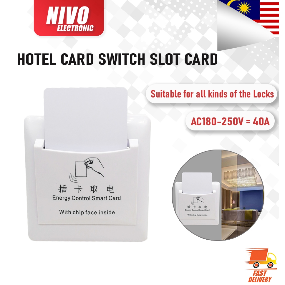 HOTEL CARD SWITCH SLOT CARD ENERGY SAVING SWITCH | Shopee Malaysia