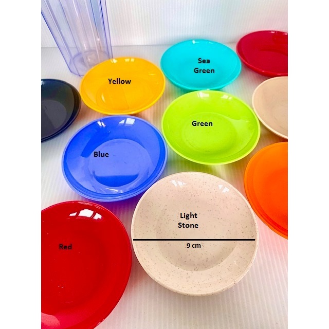 9cm Piring SOS Chili Round Sauce Dish Plate (12pcs) per set 酱油碟 辣椒碟 ...