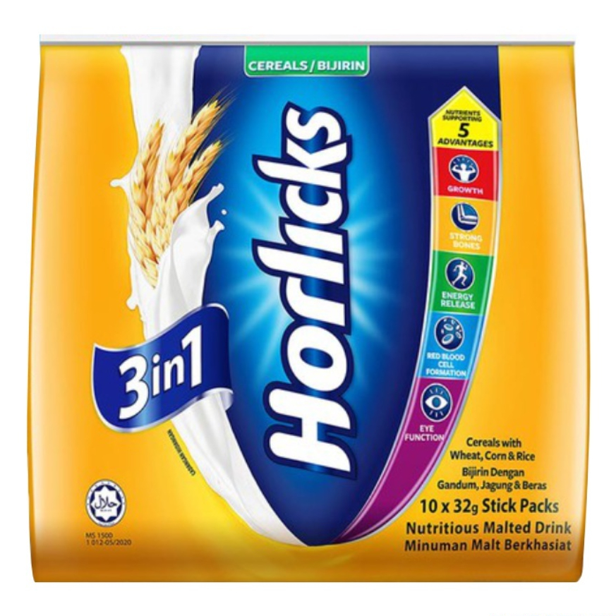 ( WM Free Shipping ) Horlicks 3 in 1 (10 sachets X 32g) | Shopee Malaysia