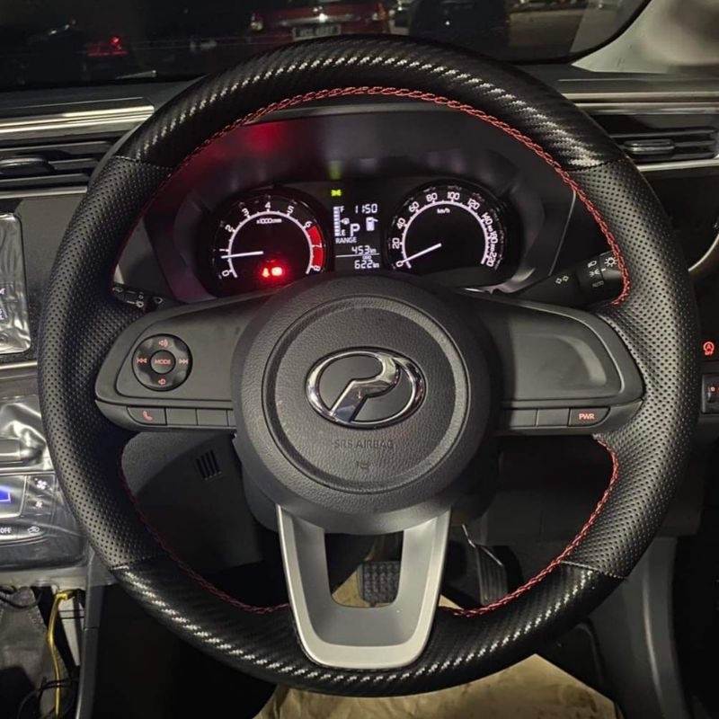 Perodua Ativa Myvi G3 2022 Axia 2023 Carbon Design Leather Suede Car ...
