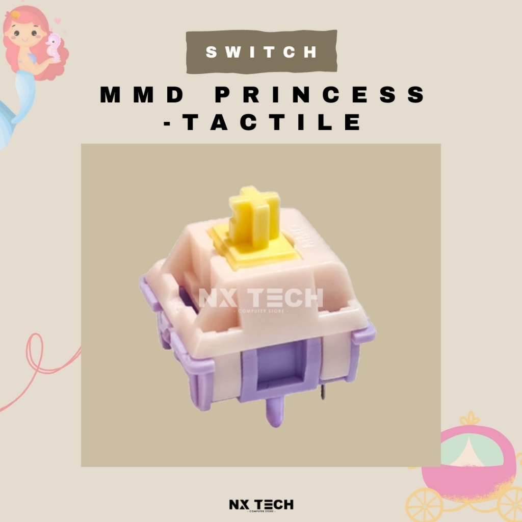 MMD Princess 3 pin Tactile Switch for mechanical keyboard | Shopee Malaysia
