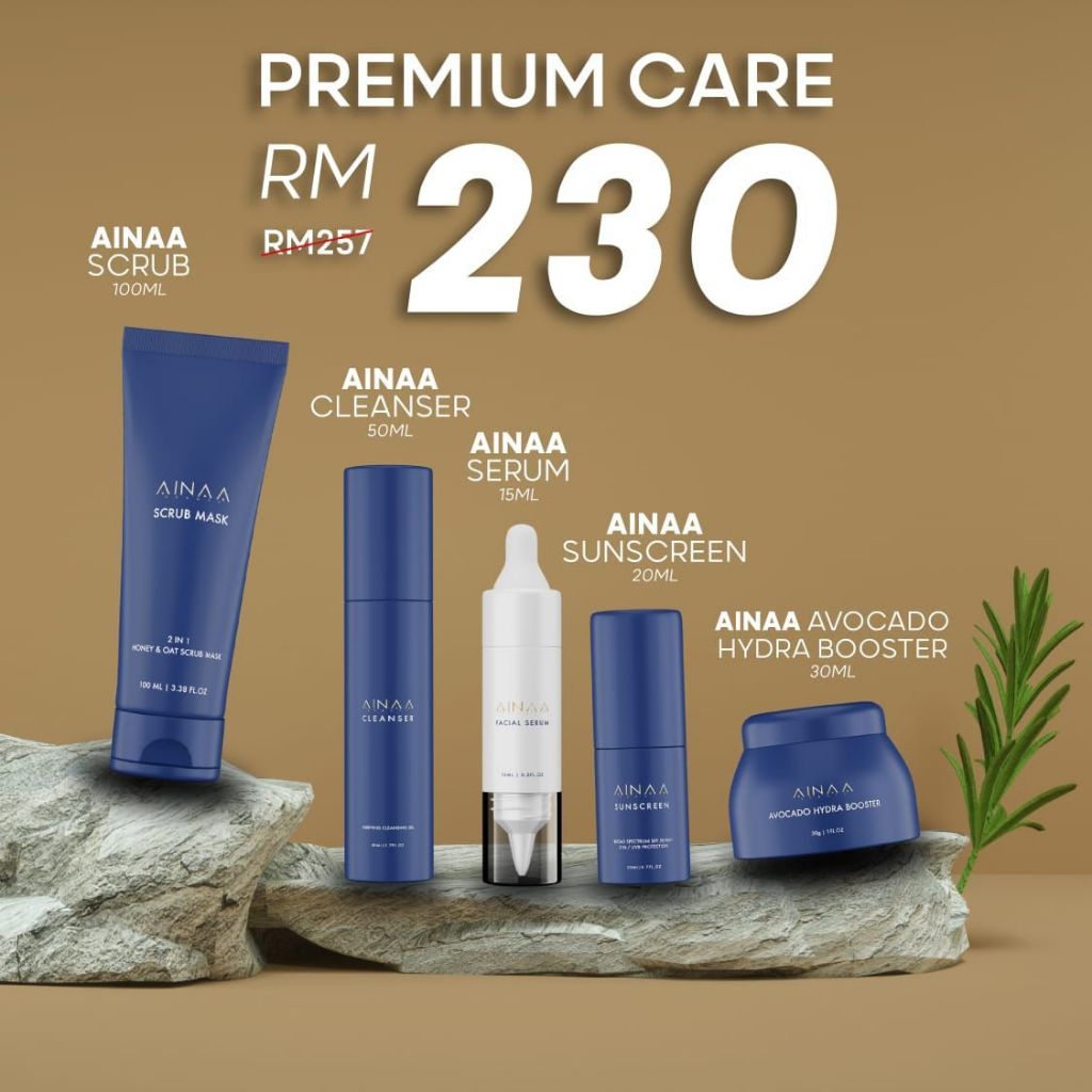 AINAA SET PREMIUM CARE [ + FREE GIFT & CONSULTATION ] | Shopee Malaysia