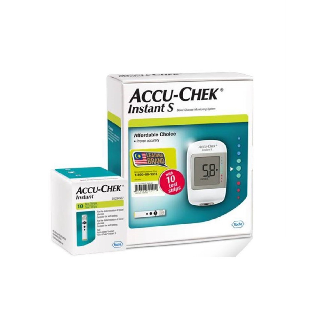 ACCU-CHEK INSTANT S STARTER KIT W/10S | Shopee Malaysia