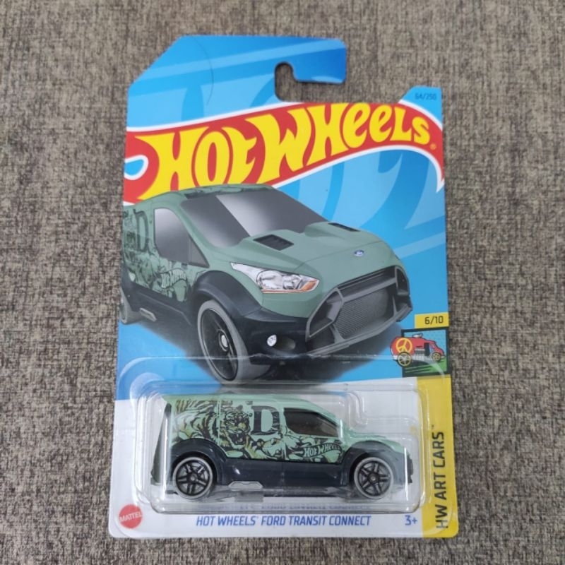 Hot Wheels Ford Transit Connect - Green (64/250 - 2023 - HW ART CARS 6/ ...