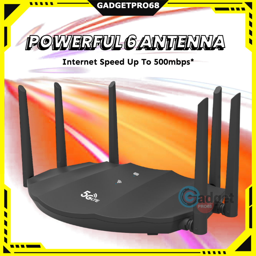 A90 6 Antenna 4G LTE MOD Sim Card Modem Modified Unlimited WiFi Tanpa ...