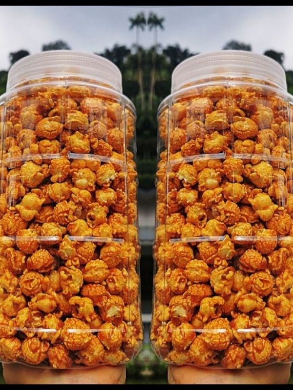 HOME MADE 100% HALAL popcorn caramel (350g) | Shopee Malaysia