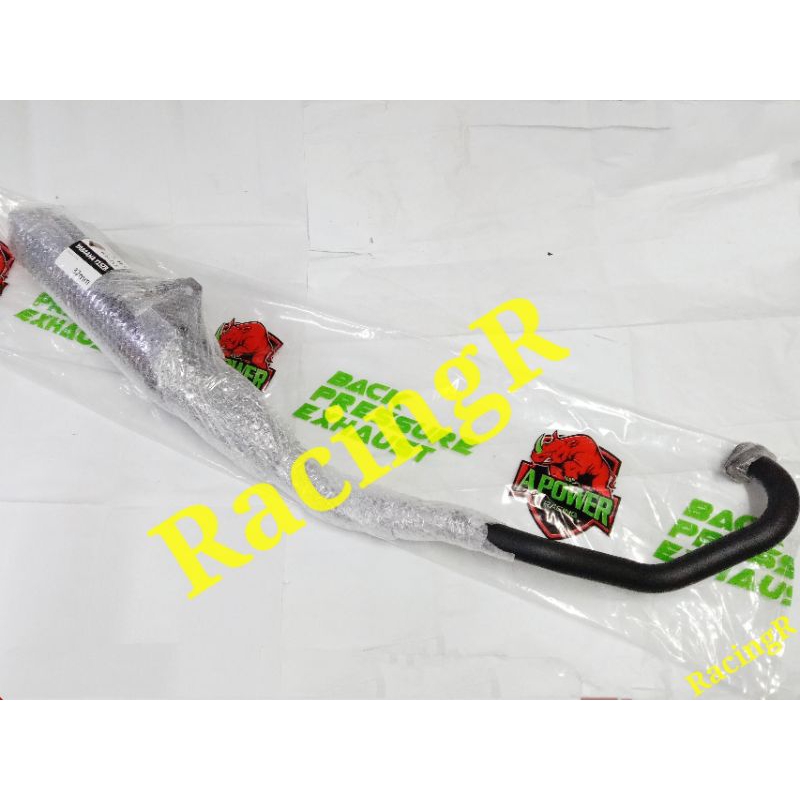 * A POWER RACING STD POWER EXHAUST PIPE YAMAHA LC135 FI V8 Y16 Y15 32MM 35MM Y15ZR Y16ZR ...