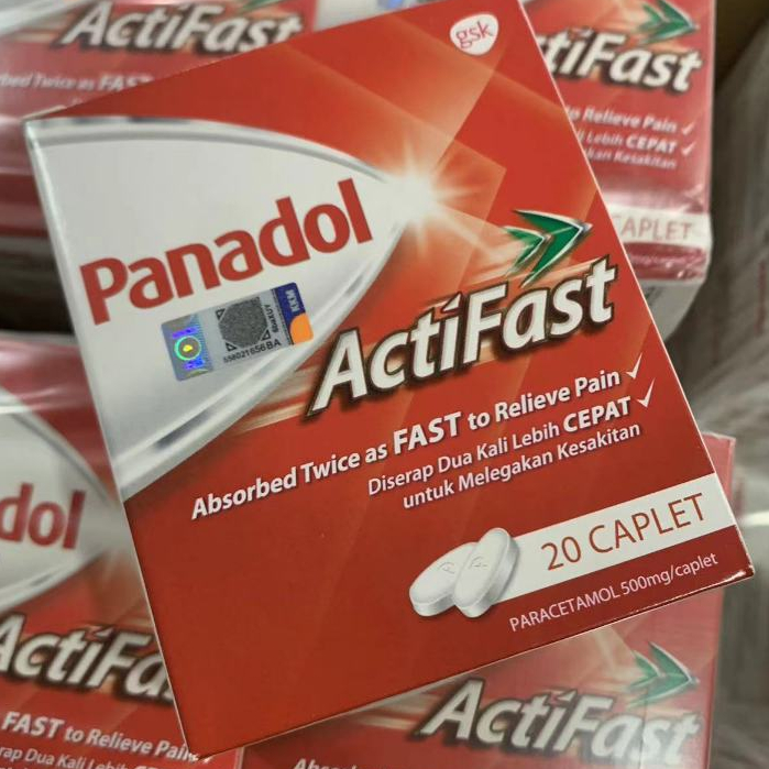 Panadol Actifast for Fast Pain Relief (20's) *Original* (2026) | Shopee ...