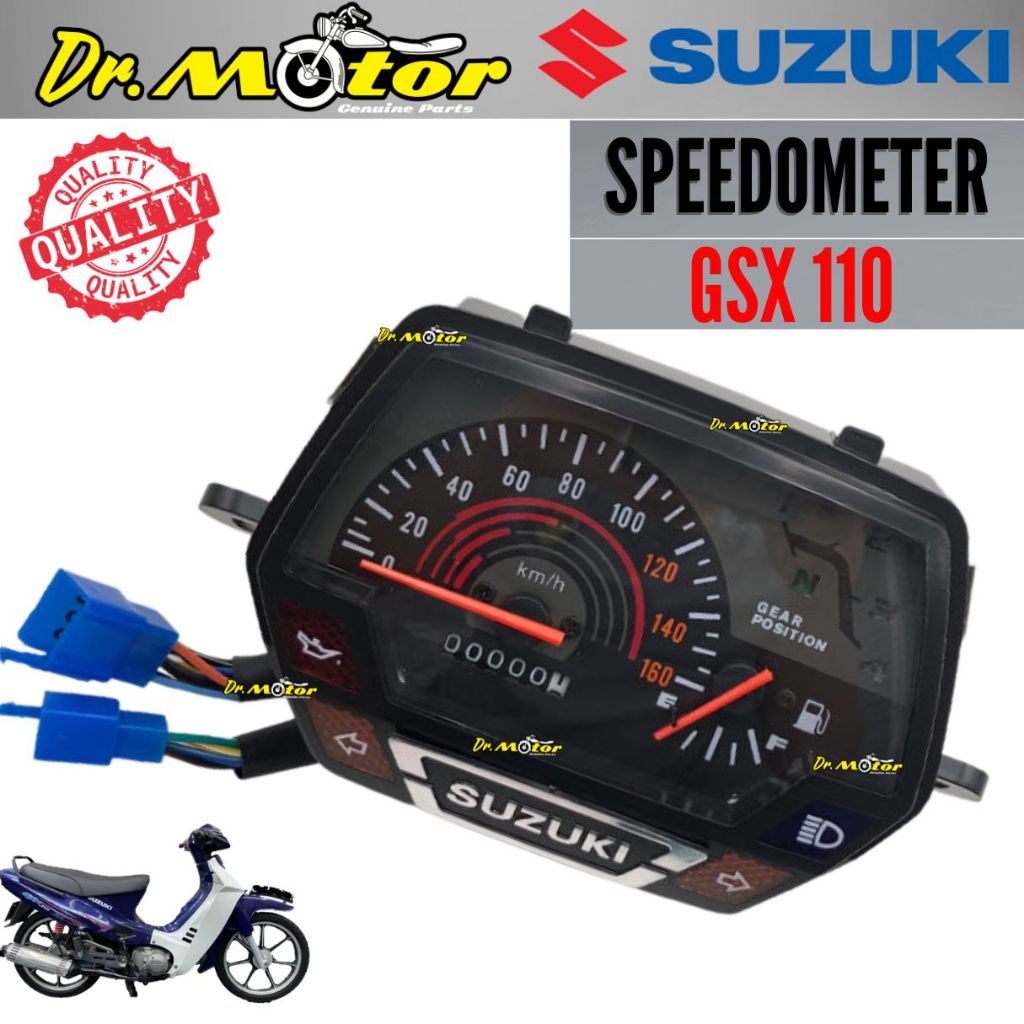 SUZUKI GSX 110 GSX110 Meter Assy SpeedoMeter Set Miter Sped Spid ...