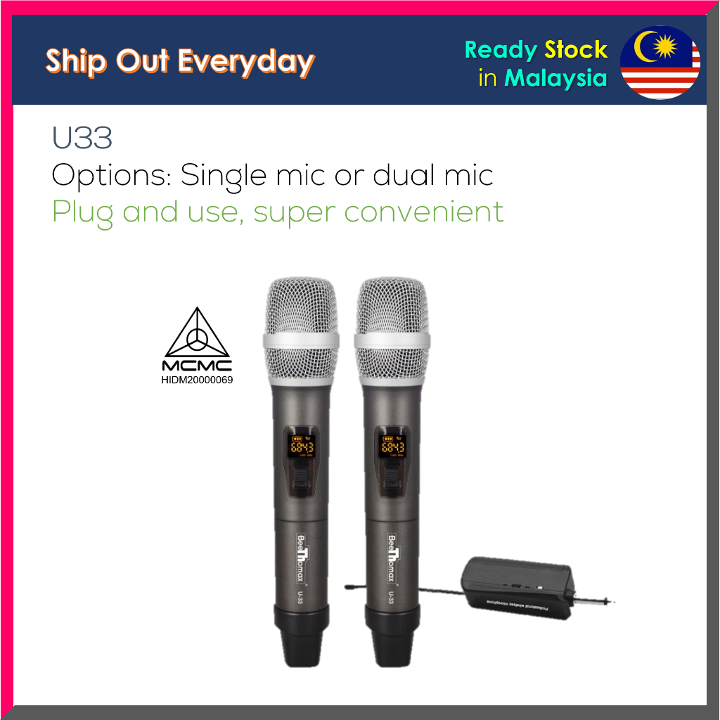 +MCMC CERTIFIED* BeeTHomax U33 Universal Single / Dual Handheld ...