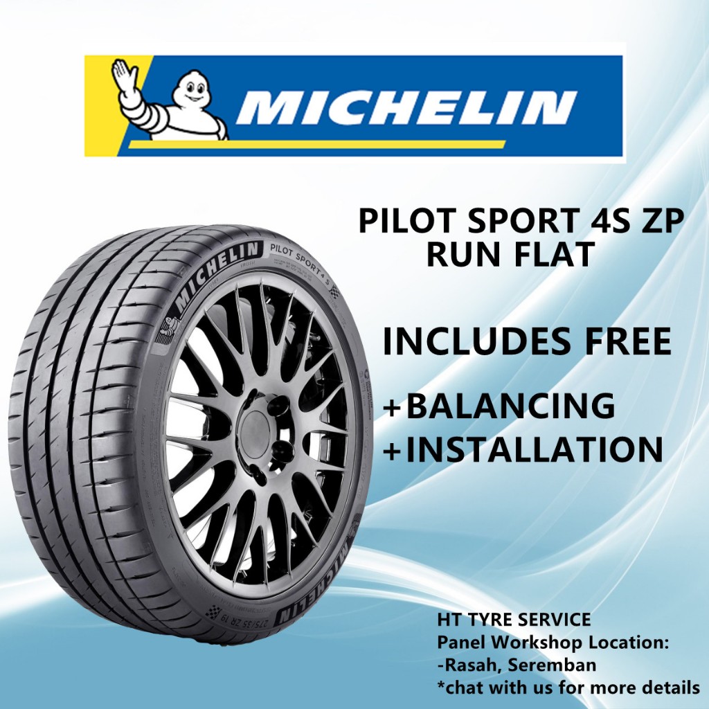 MICHELIN PILOT SPORT 4S ZP RUN FLAT Tayar Tyre Tire 17 18 19 20 inch | Shopee Malaysia