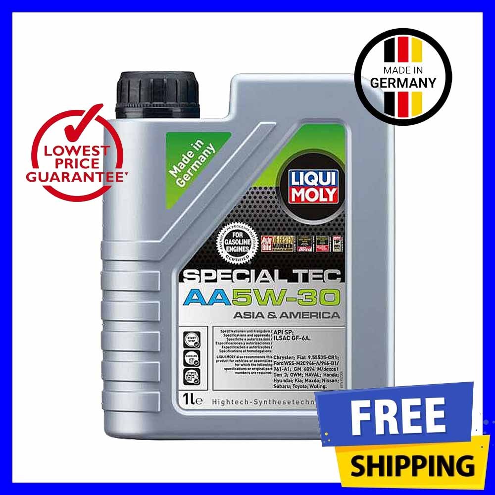 LIQUI MOLY Fully Synthetic Engine Oil Special Tec AA 5W-30 (1L) 5W30 ...