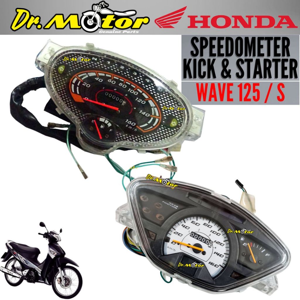 HONDA WAVE125 S WAVE 125 S WAVE125S STARTER KICK METER ASSY SPEEDOMETER ...