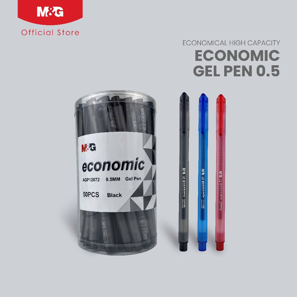 M&G Economic Affordable Stick Gel Pen 0.5mm Fine Tip AGP12872 | Shopee ...