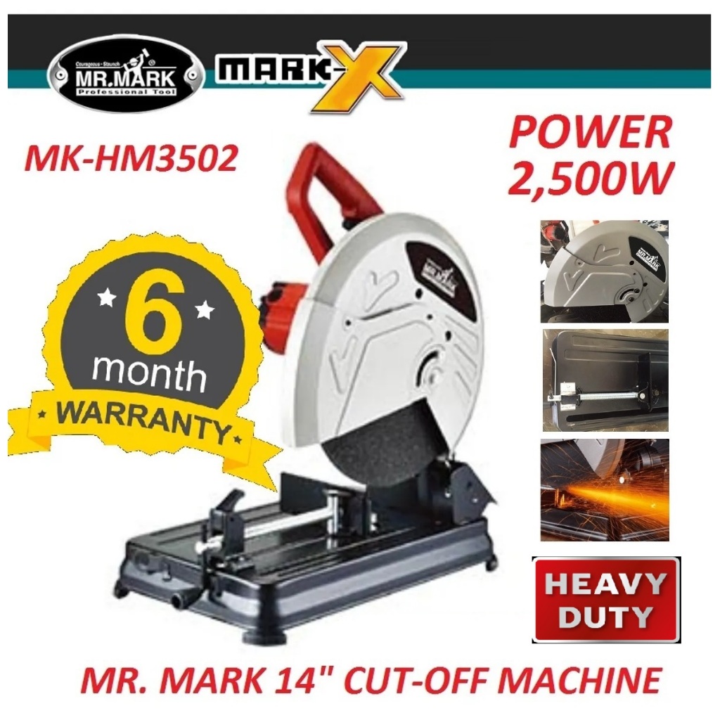 Mr.Mark 2500W (355mm / 14-inch) Heavy Duty Metal Cut-Off Saw | Shopee ...