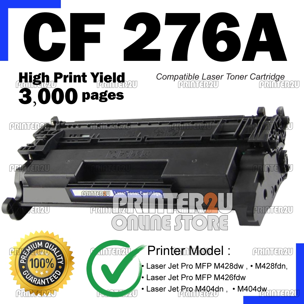 Compatible HP CF276A 76A CF 276X CF276X Laserjet pro M304a M404dn ...