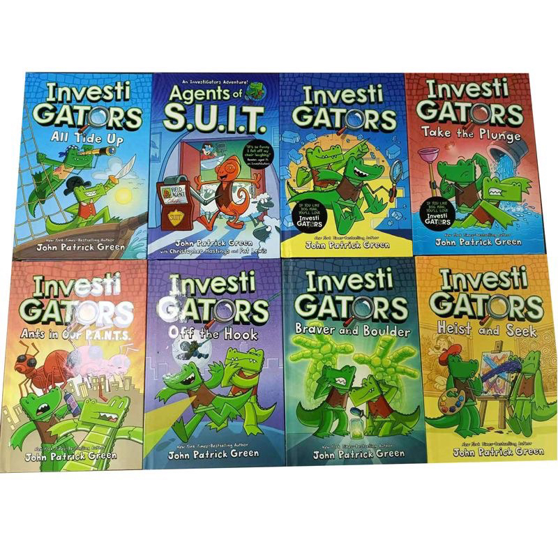 （8books hardcover ) Investi Gators comic book Set | Shopee Malaysia