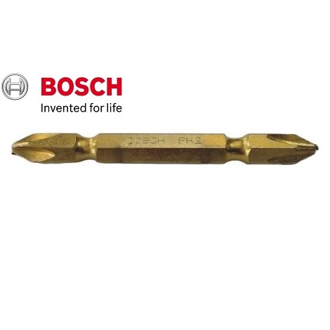[ 1 PC ] BOSCH Philips PH2 x 1/4" DR HEX SHANK x 65mm Screw Driver Bit ...