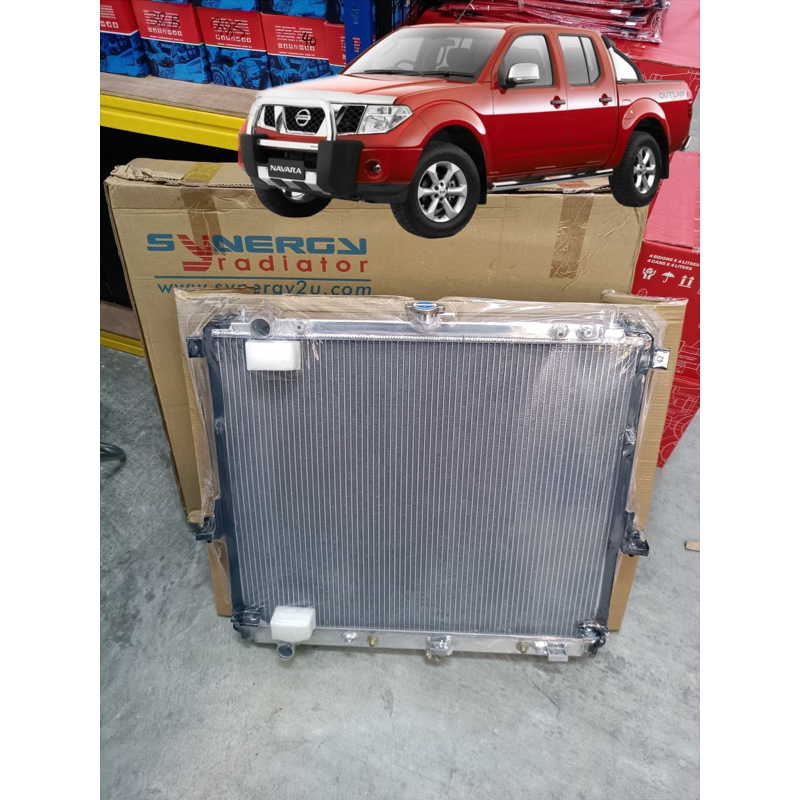 SYNERGY/SARD CAR RADIATOR NISSAN NAVARA D40/NP300 /FRONTIER D22 2ROWS ...