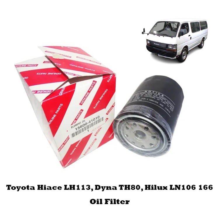 Toyota Hiace LH113, Dyna TH80, Hilux LN106 166 Oil Filter 15600-41010 ...