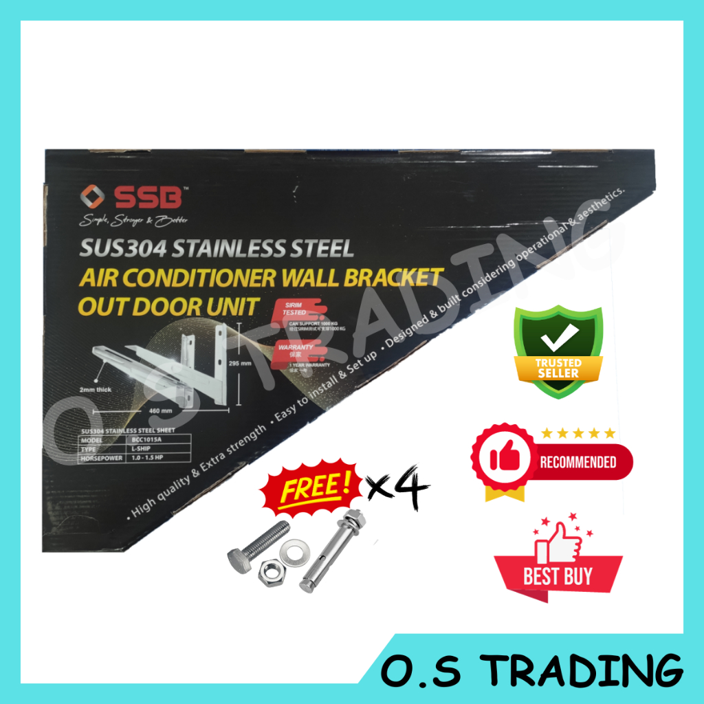 SSB 1.0HP - 2.5HP SSB SUS304 Stainless Steel Air Conditioner Outdoor ...