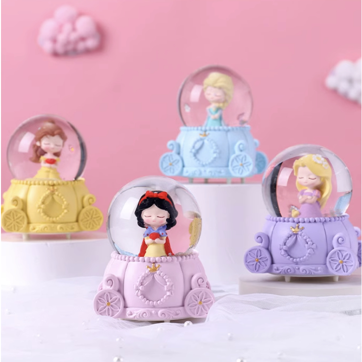 Cute Cartoon Princess Girl Crystal Ball Glitters With Light Gift ...