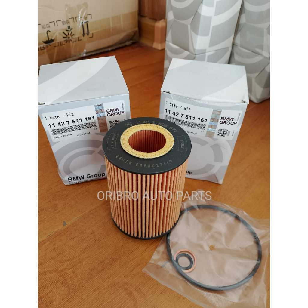 GENUINE OEM BMW OIL FILTER KIT ( 11427511161 ) | Shopee Malaysia