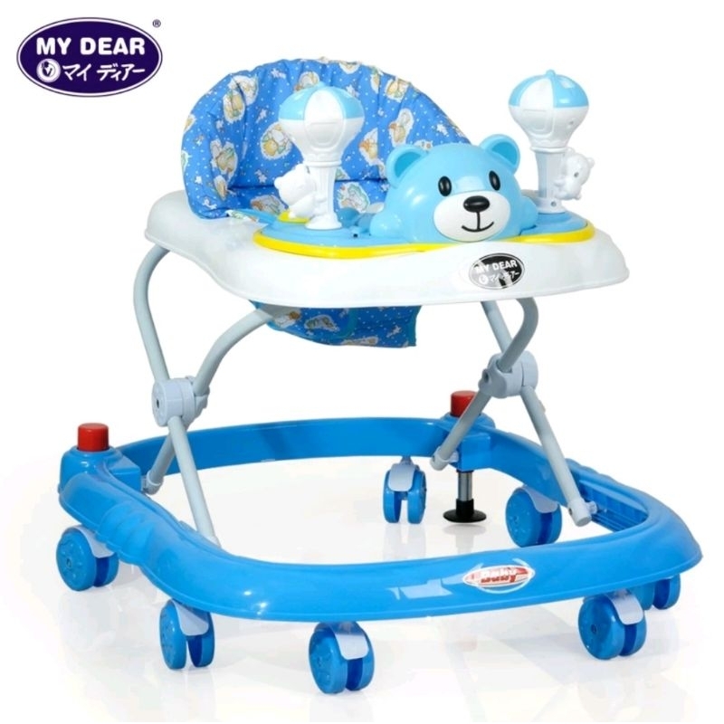 My Dear 20130 Baby Walker Cute Duck with Adjustable Height and Music ...