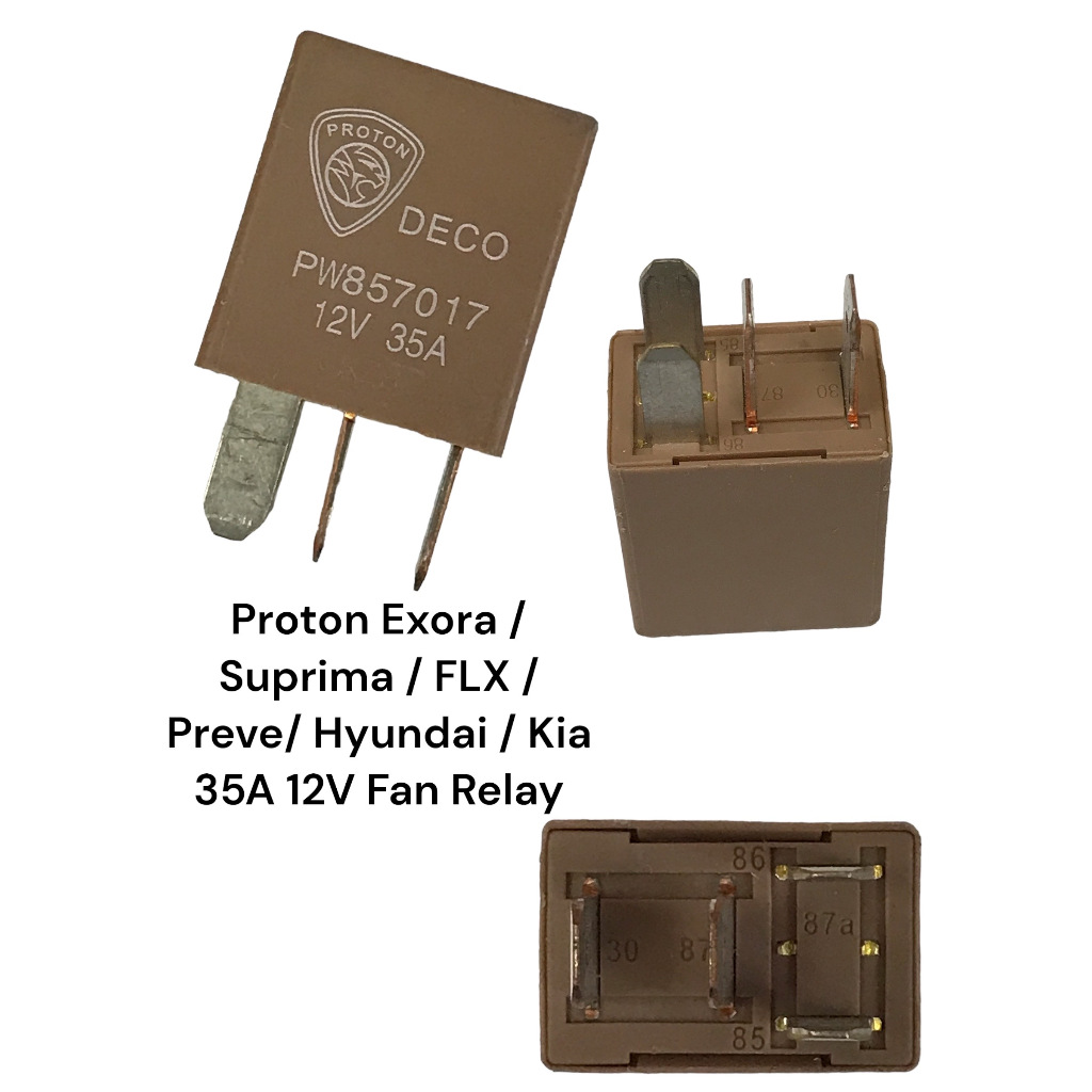 Proton Exora / Suprima / Preve / FLX / Hyudai / Kia Micro Fan Relay 12v ...