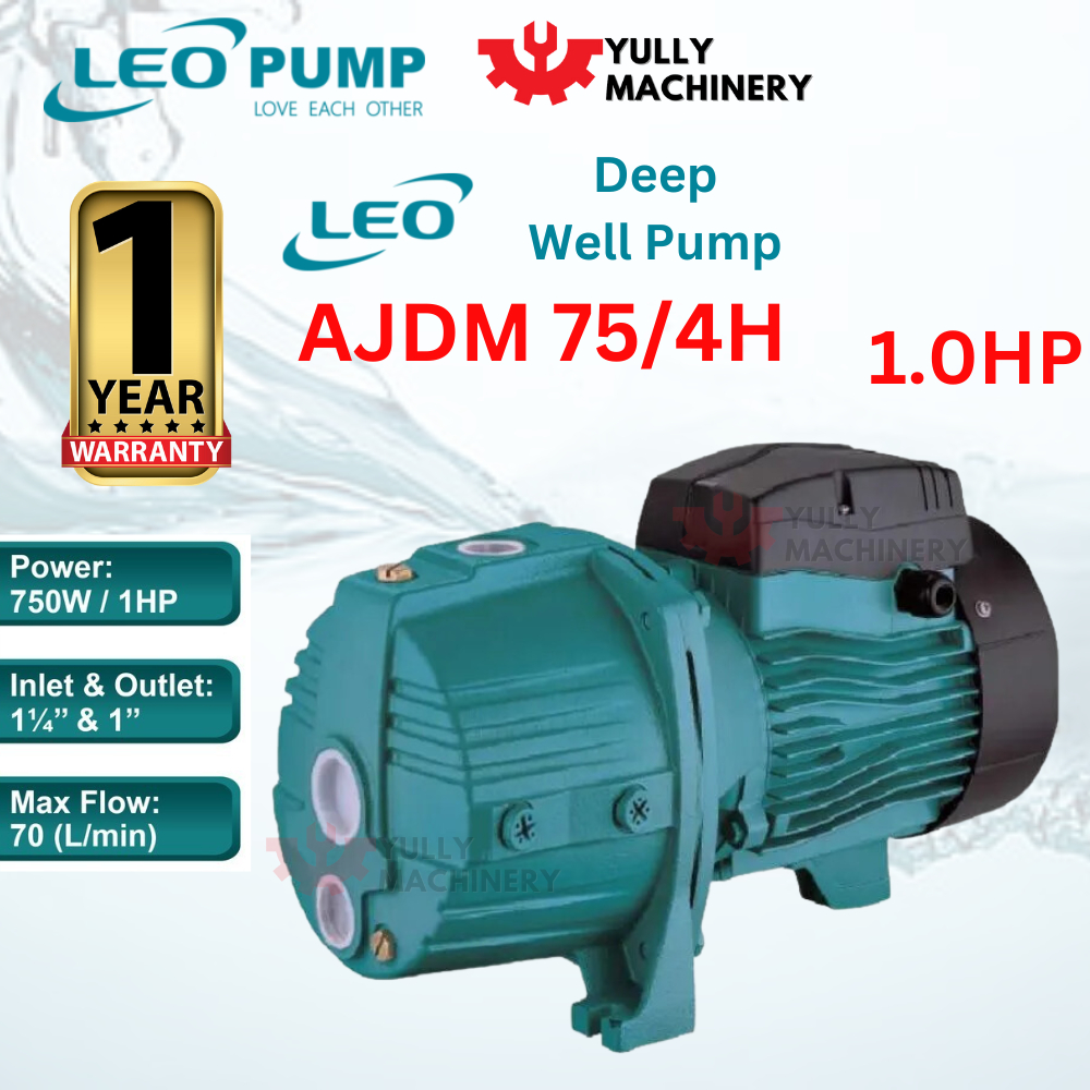 LEO Deep Well Water Pump AJDM75/4H for Deep Well Pam Air Perigi 水泵 [1 ...