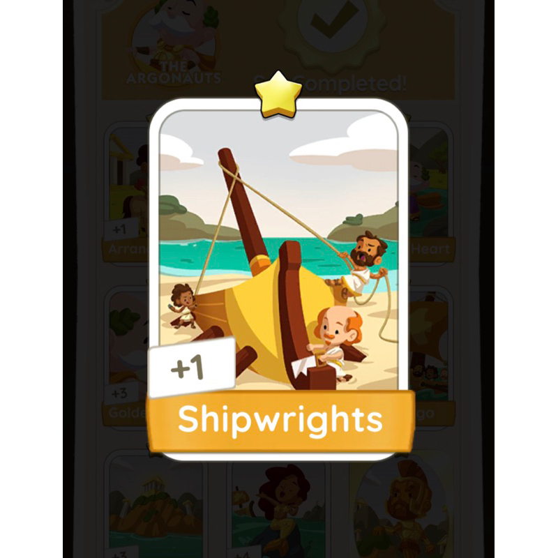 SHIPWRIGHTS (Monopoly Go Sticker) | Shopee Malaysia