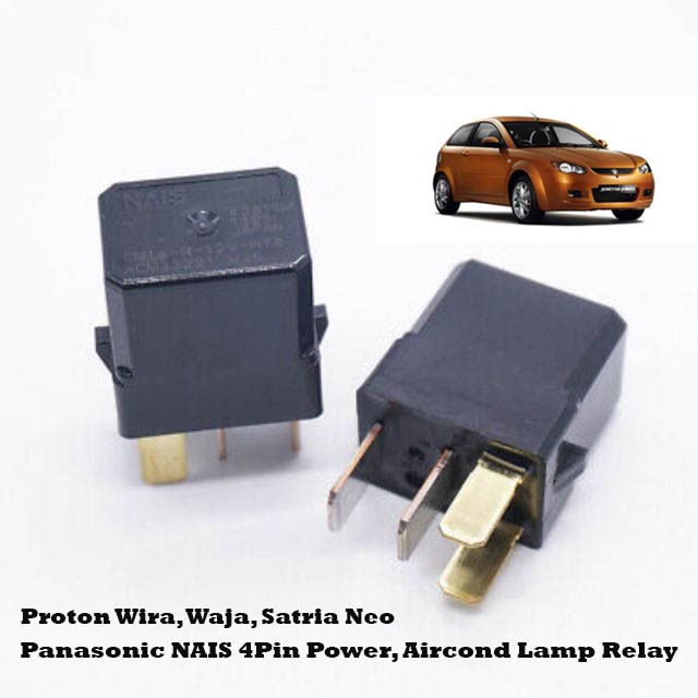 Proton Wira & Waja Panasonic NAIS 4Pin Power, Lamp, Aircond Lamp Relay ...