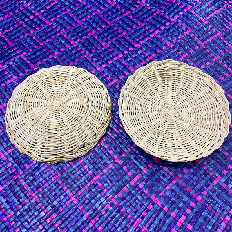 Piring Rotan / Pinggan Rotan Murah / Alas Rotan Murah / Cheap Rattan ...