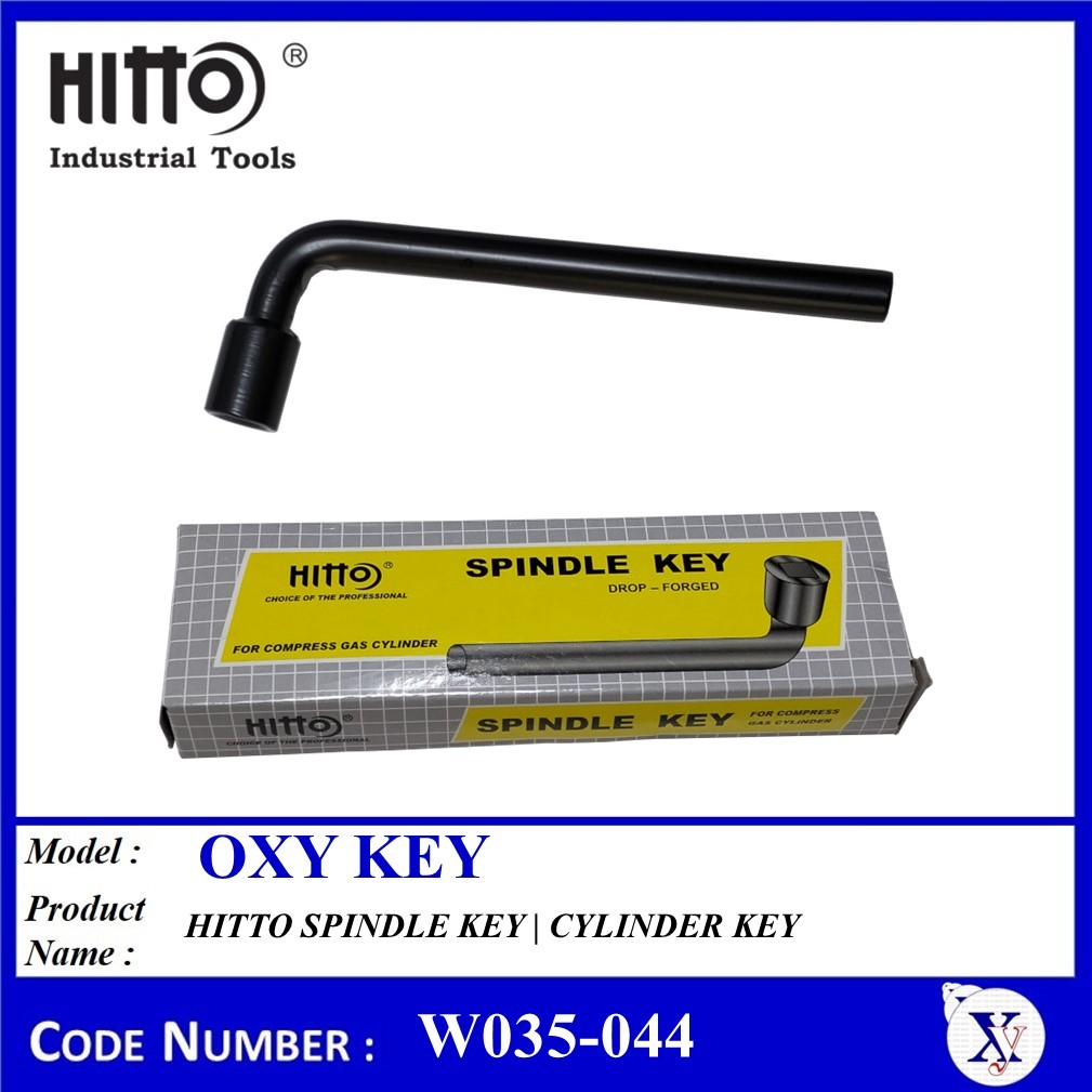 HITTO SPINDLE KEY | CYLINDER KEY (OXY KEY) (L-TYPE) W035-044 | Shopee Malaysia