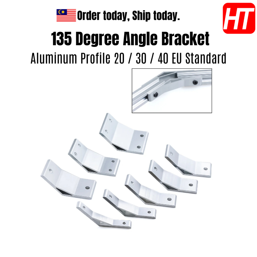 135 Degree 2020 3030 4040 Corner Angle Bracket Corner Connection Joint ...