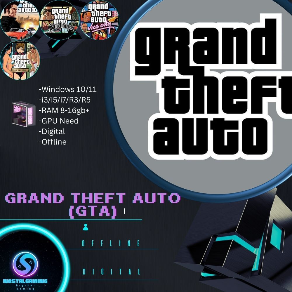 [Pc Game][Digital] Grand Theft Auto Original & The Trilogy Collection ...